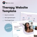 Therapy Website Template - Supernova